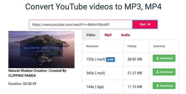 YouTube To MP4 Converter Free Download | Online Converter